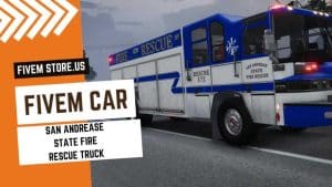 FiveM San Andreas State Fire Rescue Truck