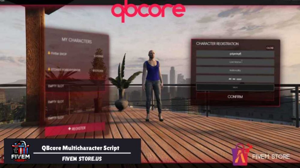 QBCore Multicharacter